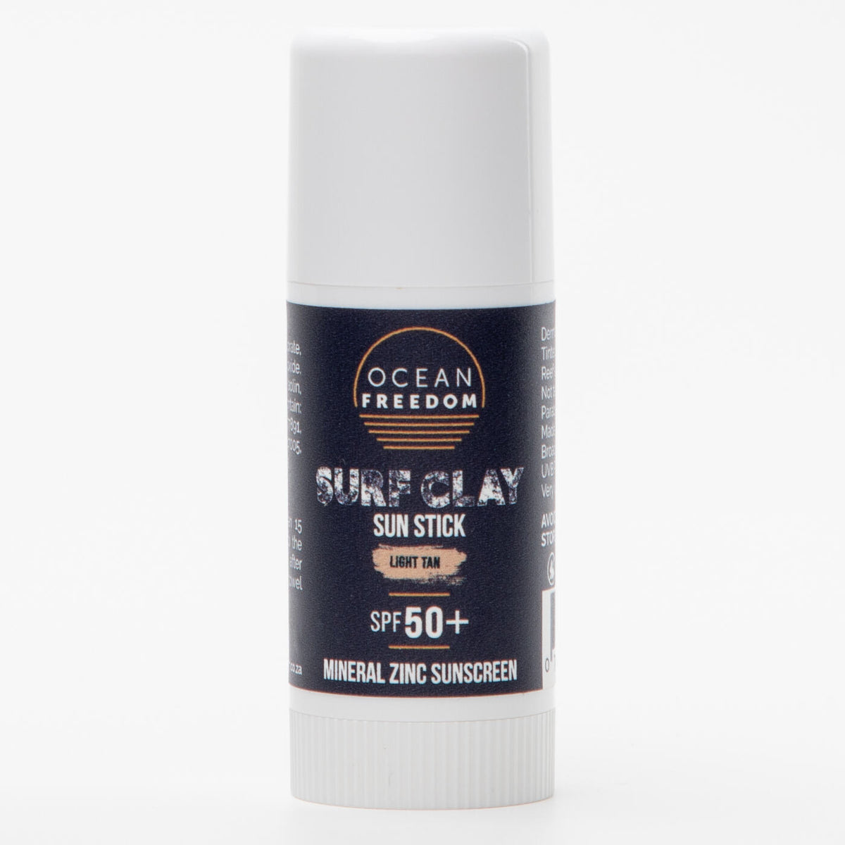 Sun Stick Light Tan Surf Clay Mineral SPF50+ 26g – Ocean Freedom ZA