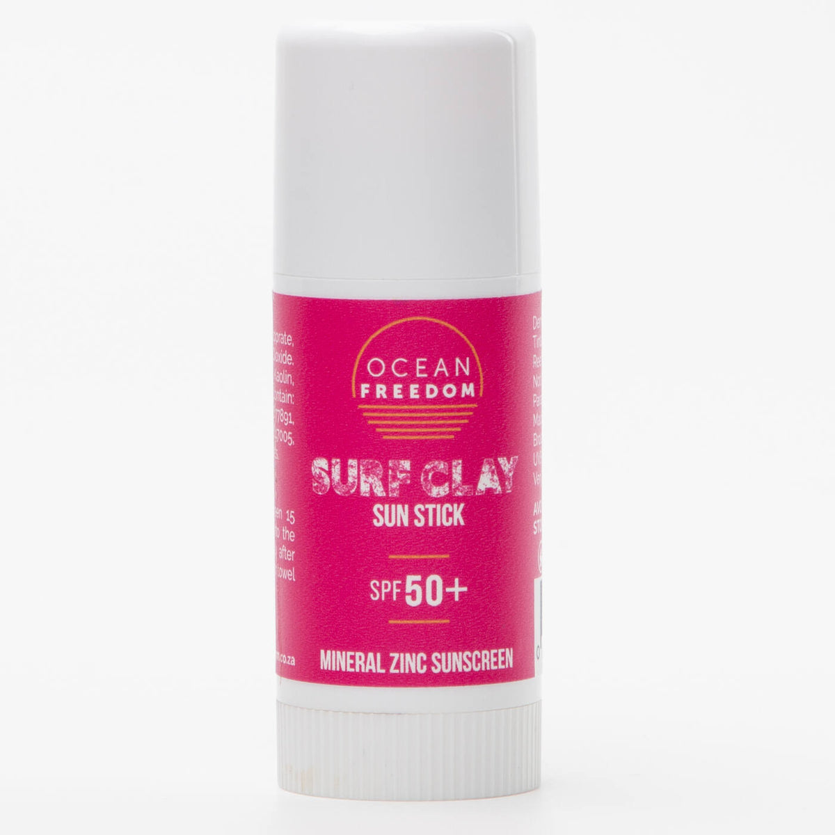 Sun Stick Pink Surf Clay Mineral SPF50+ 26g – Ocean Freedom ZA