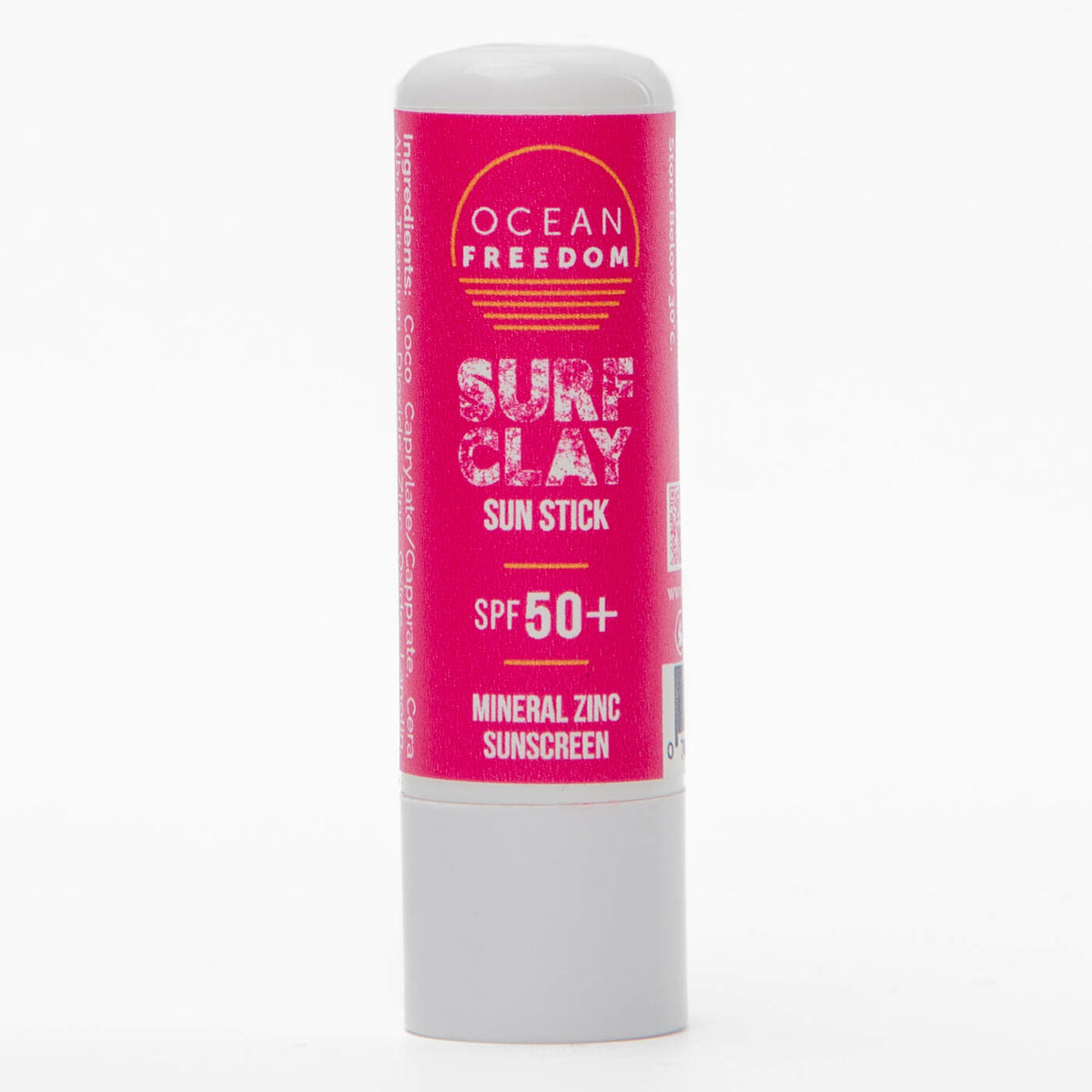 Sun Stick Pink Surf Clay Mineral SPF50+ 6g – Ocean Freedom ZA