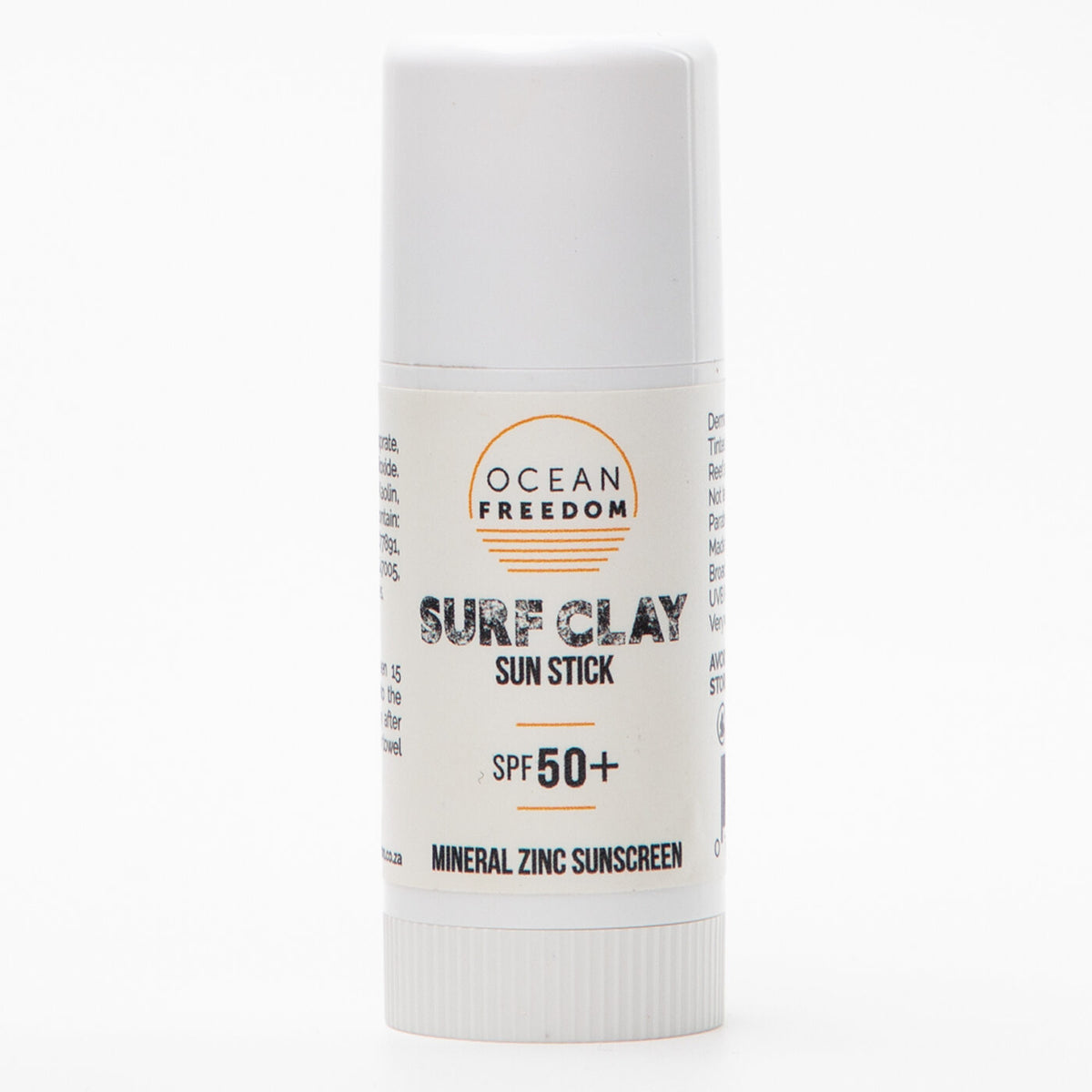 Sun Stick White Surf Clay Mineral SPF50+ 26g – Ocean Freedom ZA